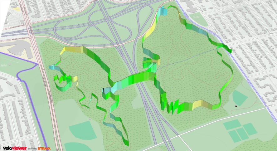 Mountain Biking Cunningham Park, Queens
