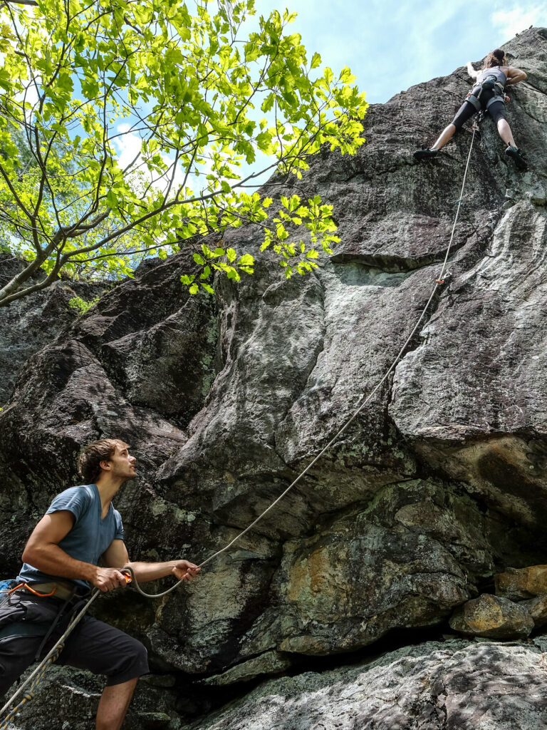Rumney Rock Climbing With a Guide | 57hours