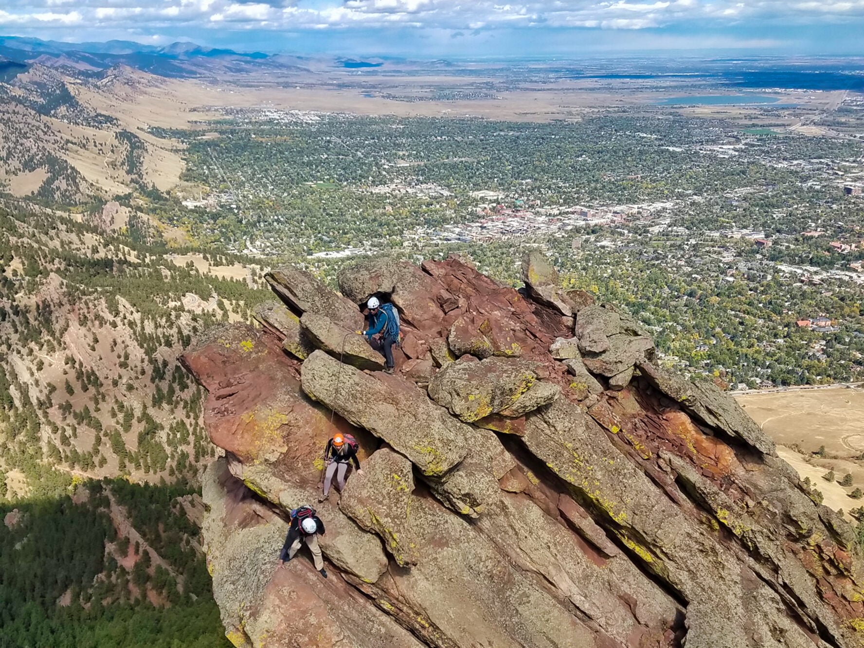 Climbing the Super-Classics of Boulder’s Iconic Flatirons
