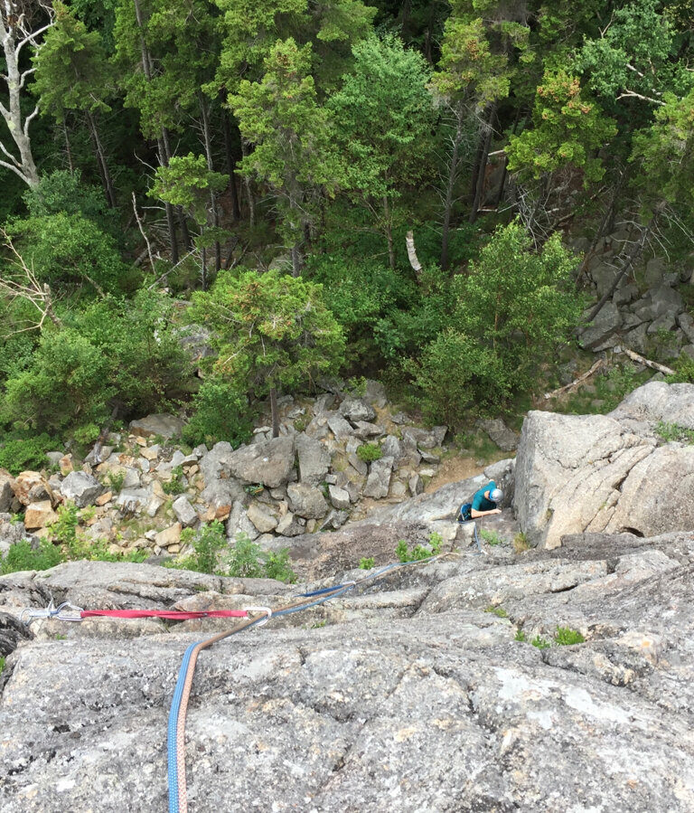Guided Rock Climbing in Franconia Notch, NH | 57hours