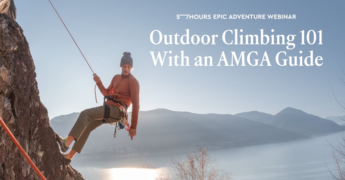 From Gym to Crag: Learn to Climb Outdoors with an AMGA Guide